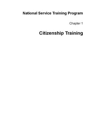 NSTP Lecture 2 - Self-Awareness and Values Development 1. The ...