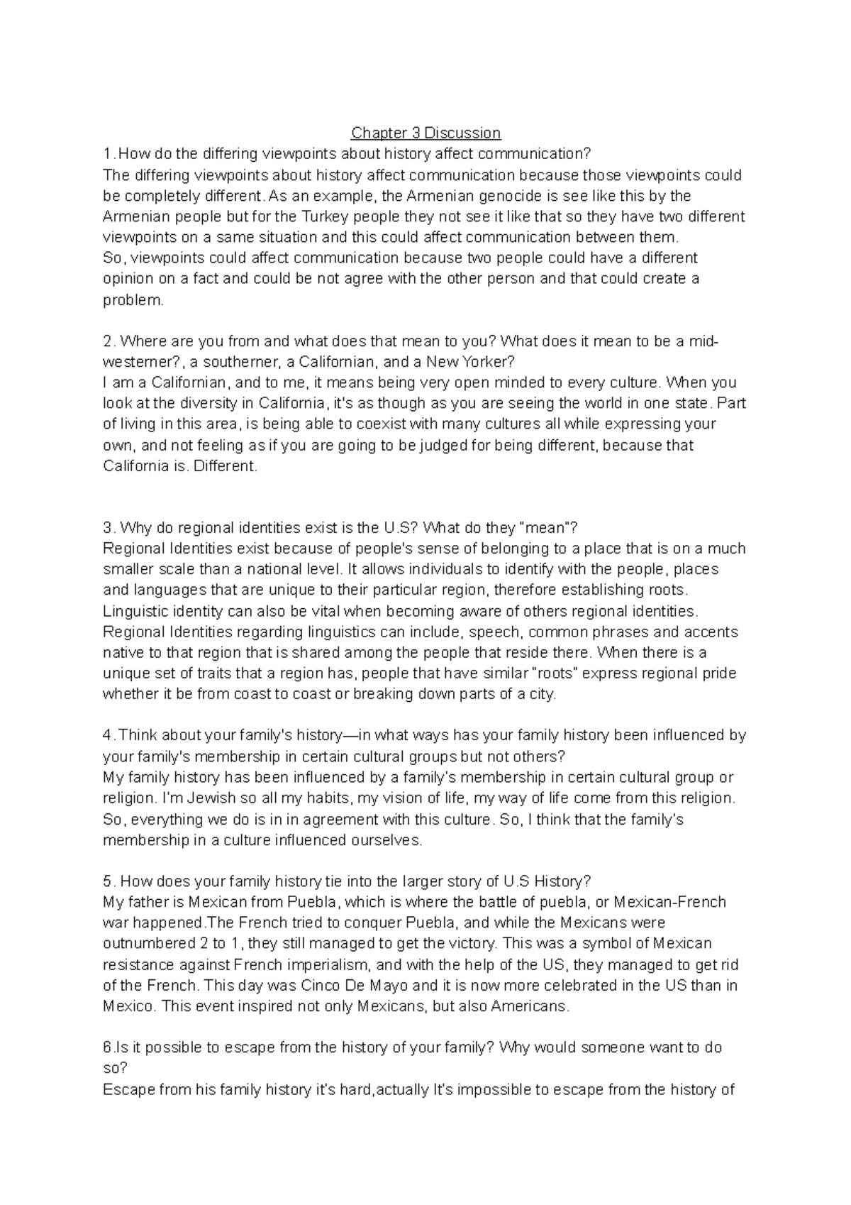 Chap 3-2 - answer case - Chapter 3 Discussion 1. How do the differing ...