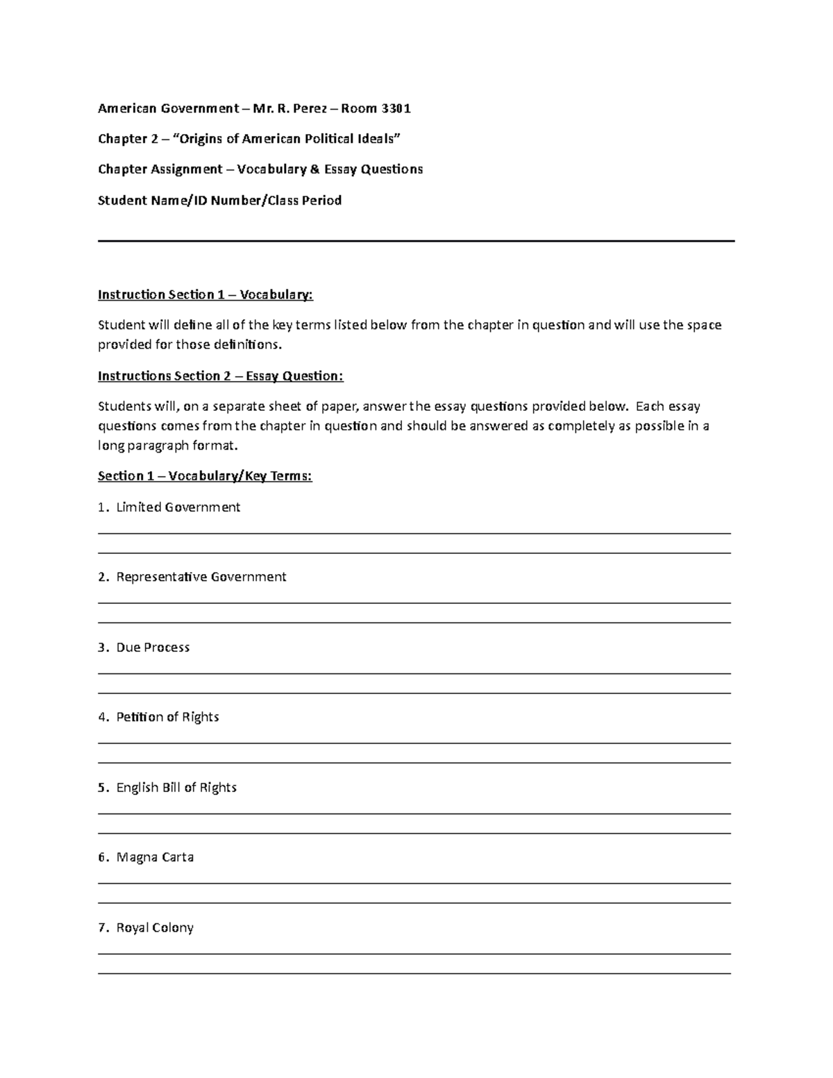 American Government-Chapter 2-2 - HIS 6059 - FIU - Studocu