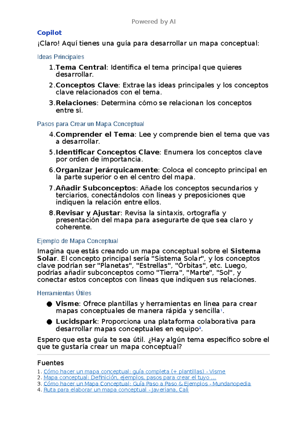 Answer - LÑKM PÑM - Powered by AI Copilot ¡Claro! Aquí tienes una guía ...