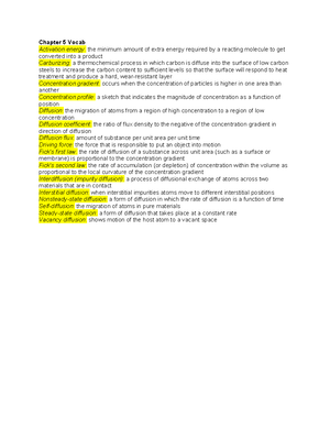 Structures and Properties of Materials Chapter 7 - Chapter 7 Vocab Cold ...