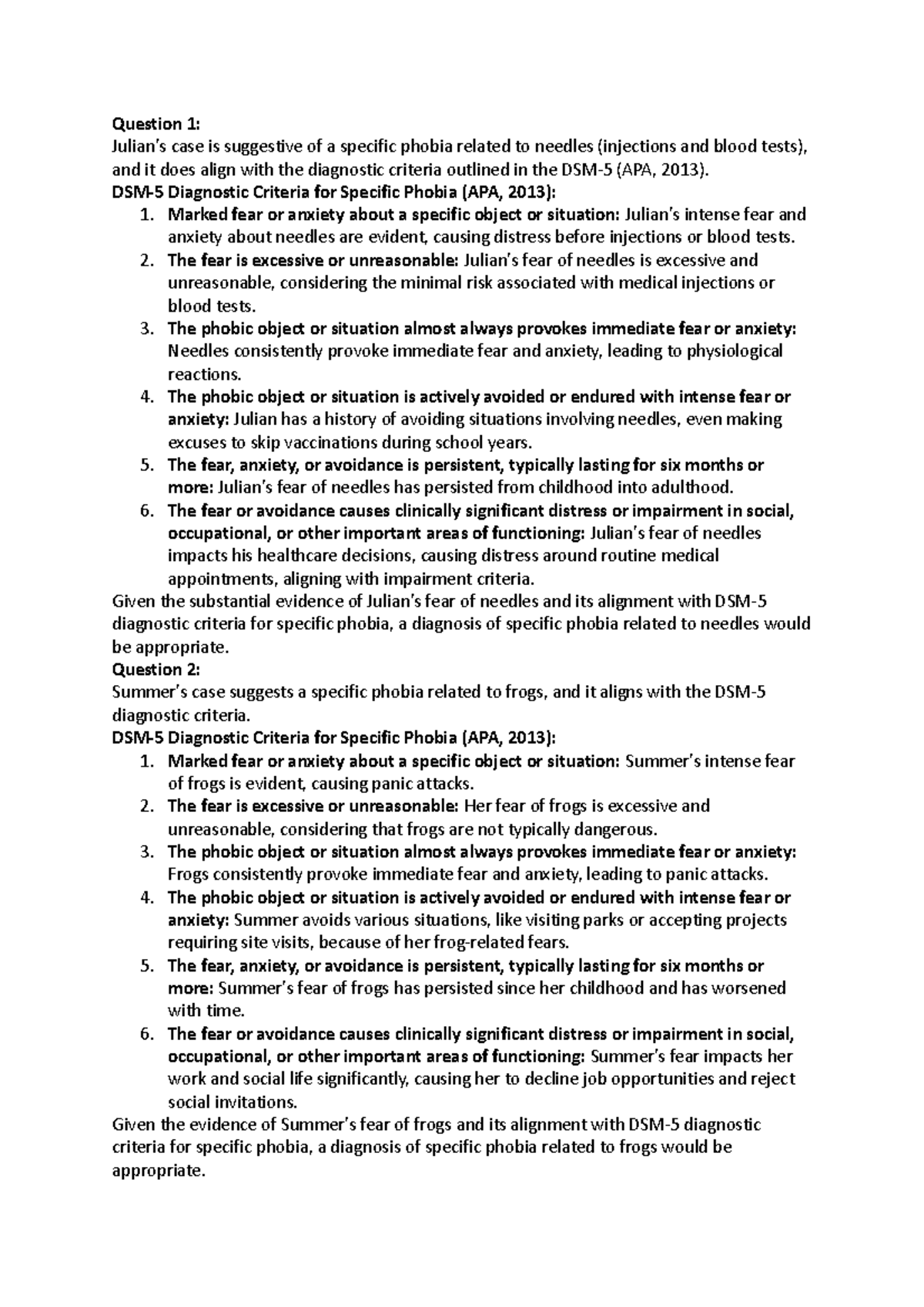 PLAN FOR OLET1634 - plan for take home assignment final - Question 1 ...