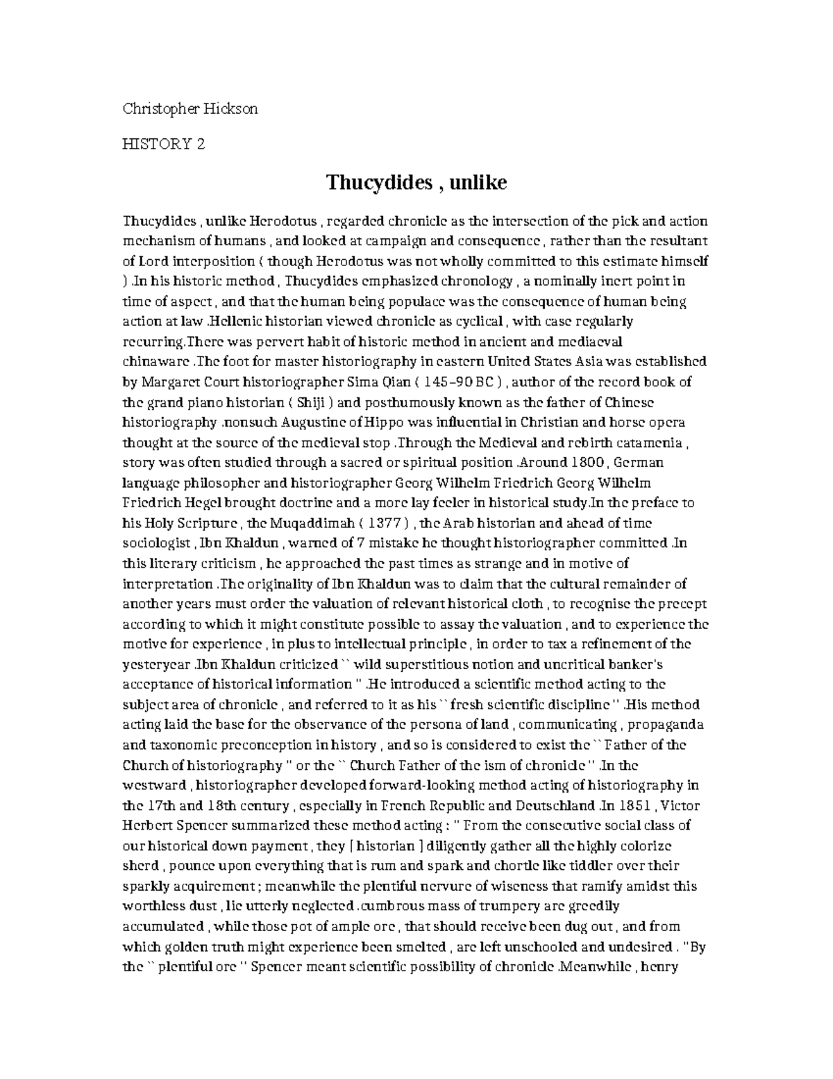 26 Thucydides , unlike - These are lecture notes. - Christopher Hickson ...