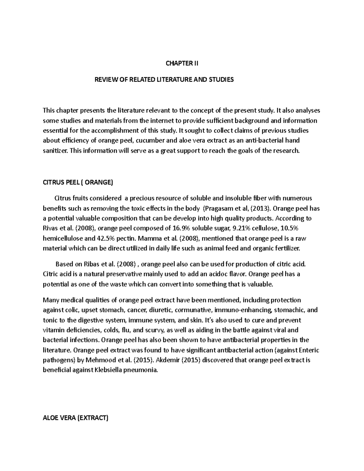 Chapter-II - Research Chapter 2 - CHAPTER II REVIEW OF RELATED ...