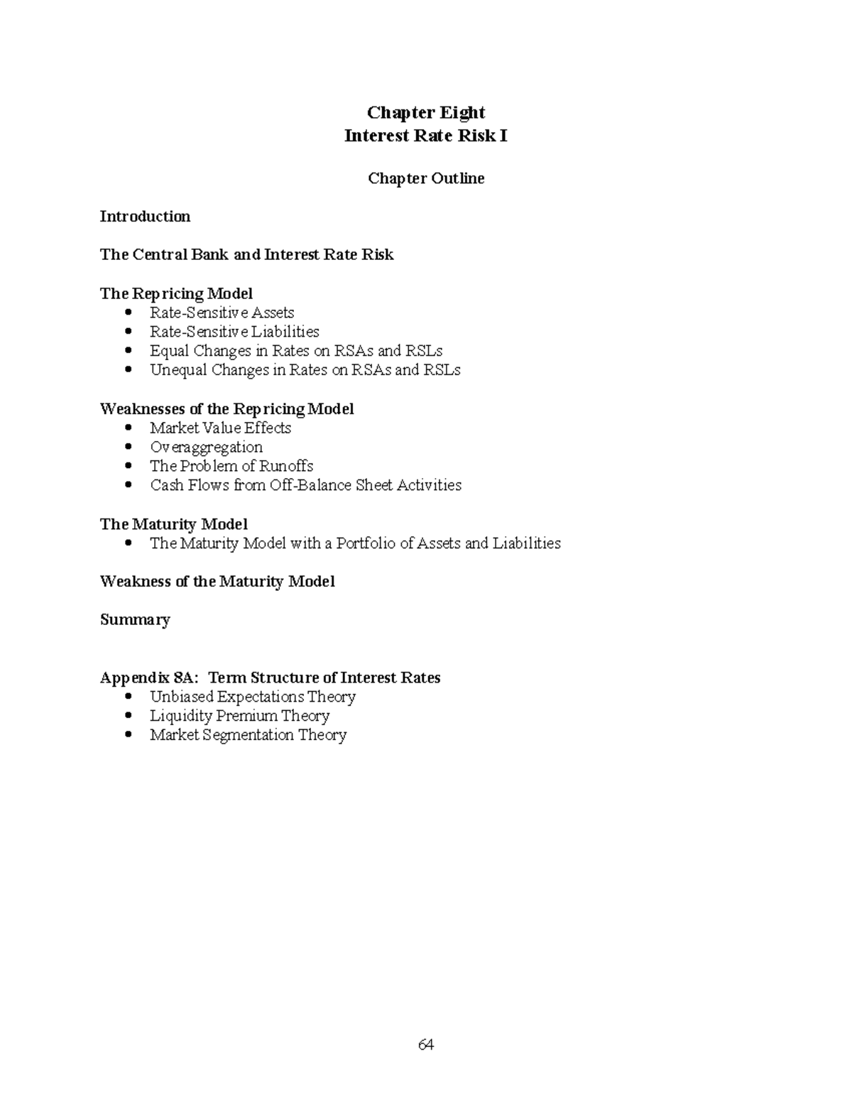 chapter-8-questions-and-answers-chapter-eight-interest-rate-risk-i