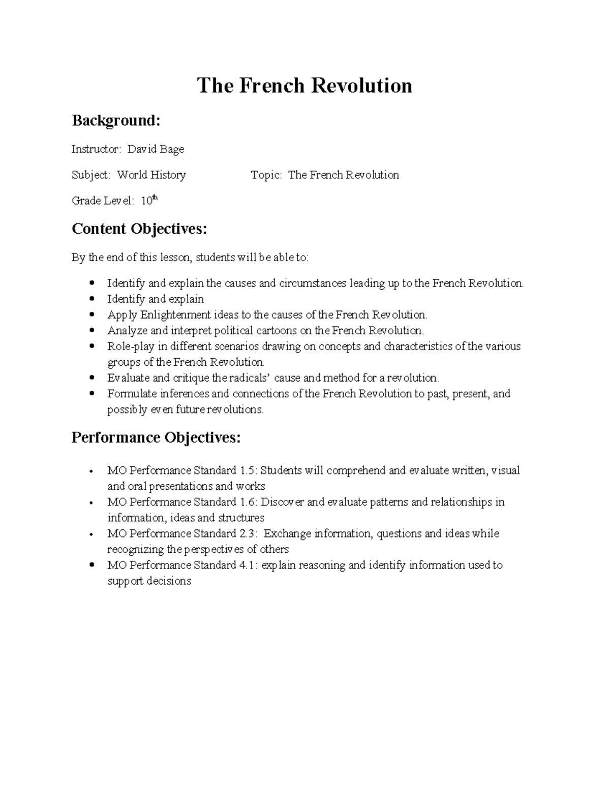 French Revolution - Stuff - The French Revolution Background ...