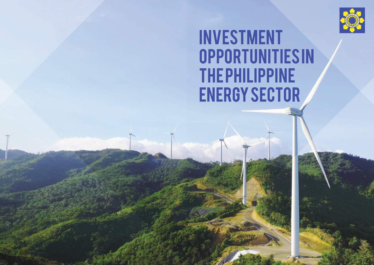 Investment opportunities phil energy sector - INVESTMENT ...