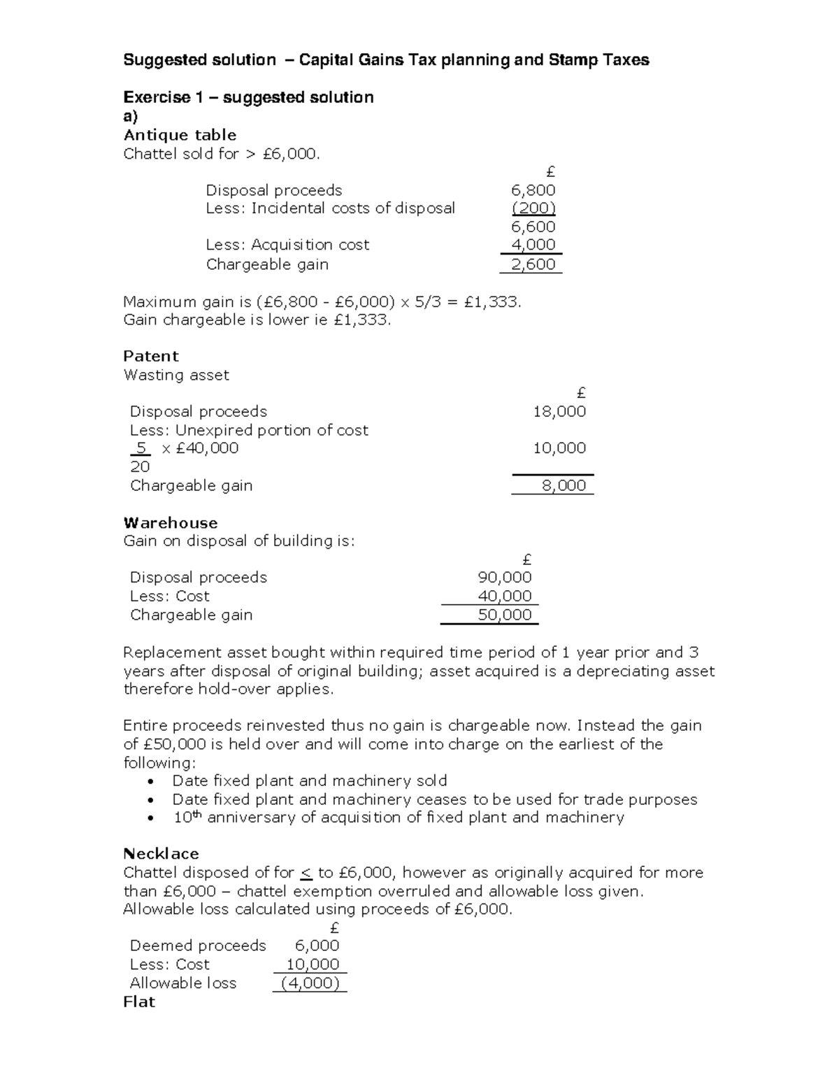 week 4 Solution - Additional exercise - Exercise 1 – suggested solution ...