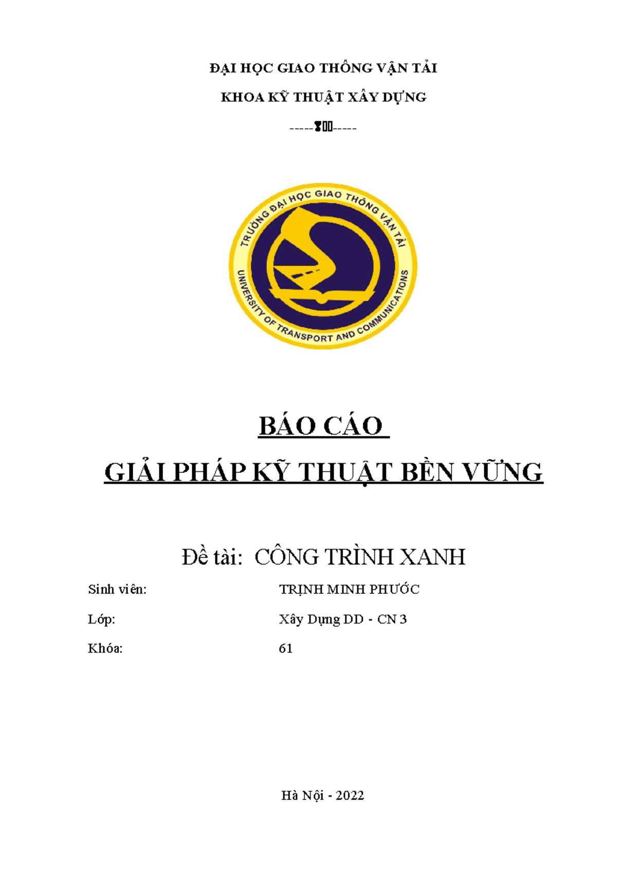 Phước - tài liệu ddcn - ĐẠI HỌC GIAO THÔNG VẬN TẢI KHOA KỸ THUẬT XÂY ...