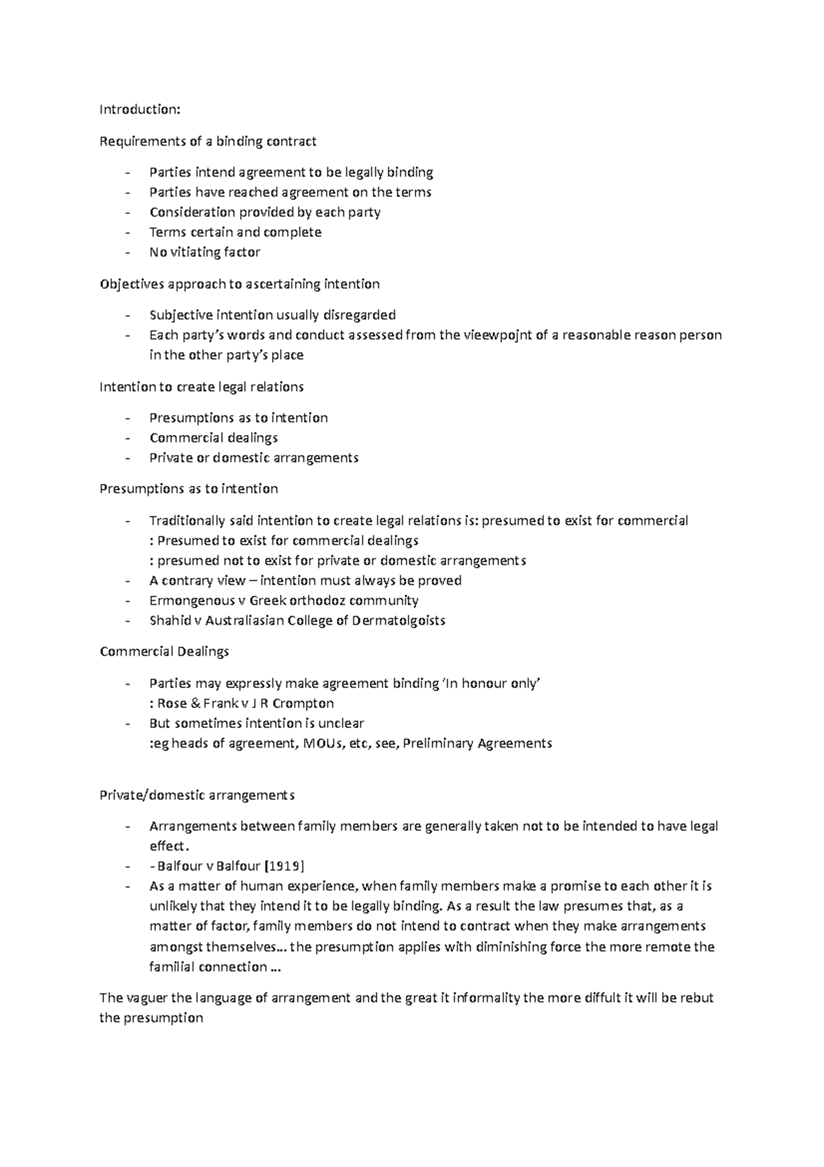 Lecture 1 - Lec 1 Notes - Introduction: Requirements of a binding ...