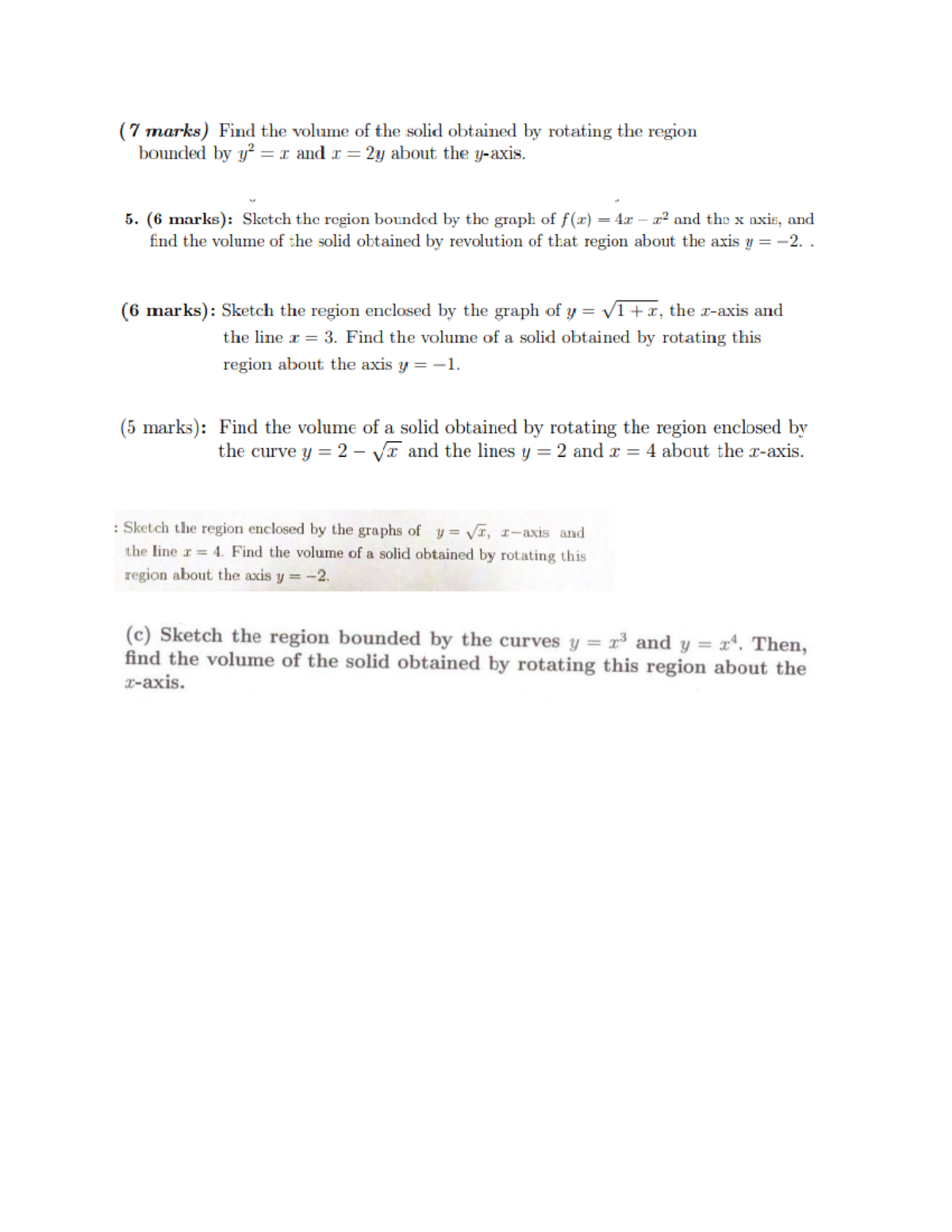 Rotating the region (midterm) - Math 141 - Studocu