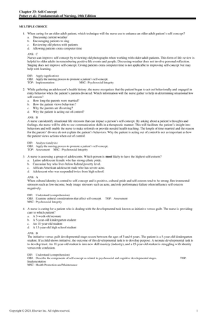 Exam View - Chapter 32 - Chapter 32: Complementary Therapies and Integrative Health Potter et al ...