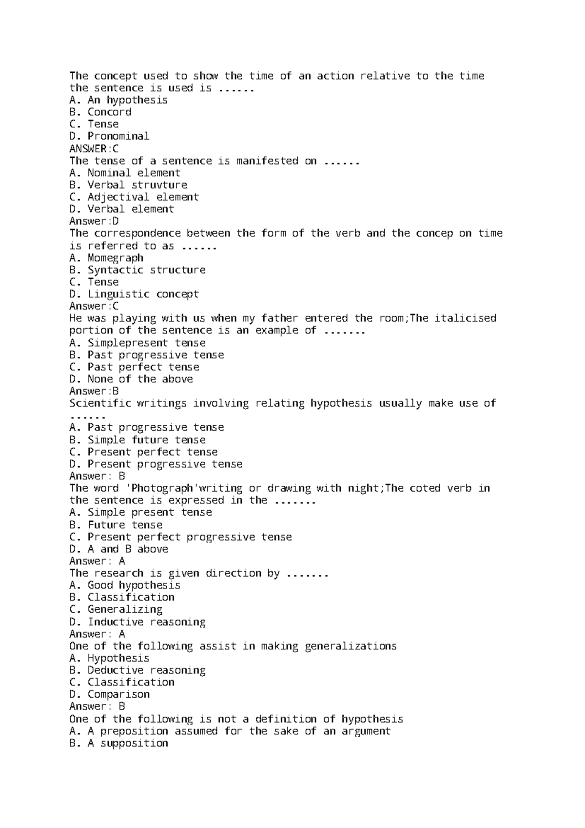 GNS 102 CBT practice question - i Nsidekwasu - The concept used to show ...