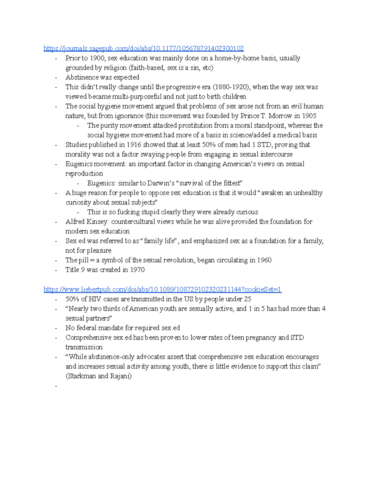 Notes for education midterm - journals.sagepub/doi/abs/10.1177/ - Prior ...