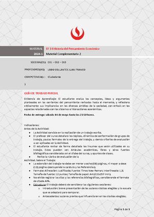 PD6 202402 EF72-Introducción a la Econometría - Página 1 de 3 INSTRUCCIONES Horario: El presente ...