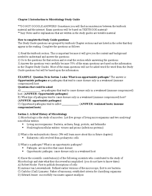 Chapter 4 Introduction to Eukaryotic Cells Study Guide Spring 2023 ...