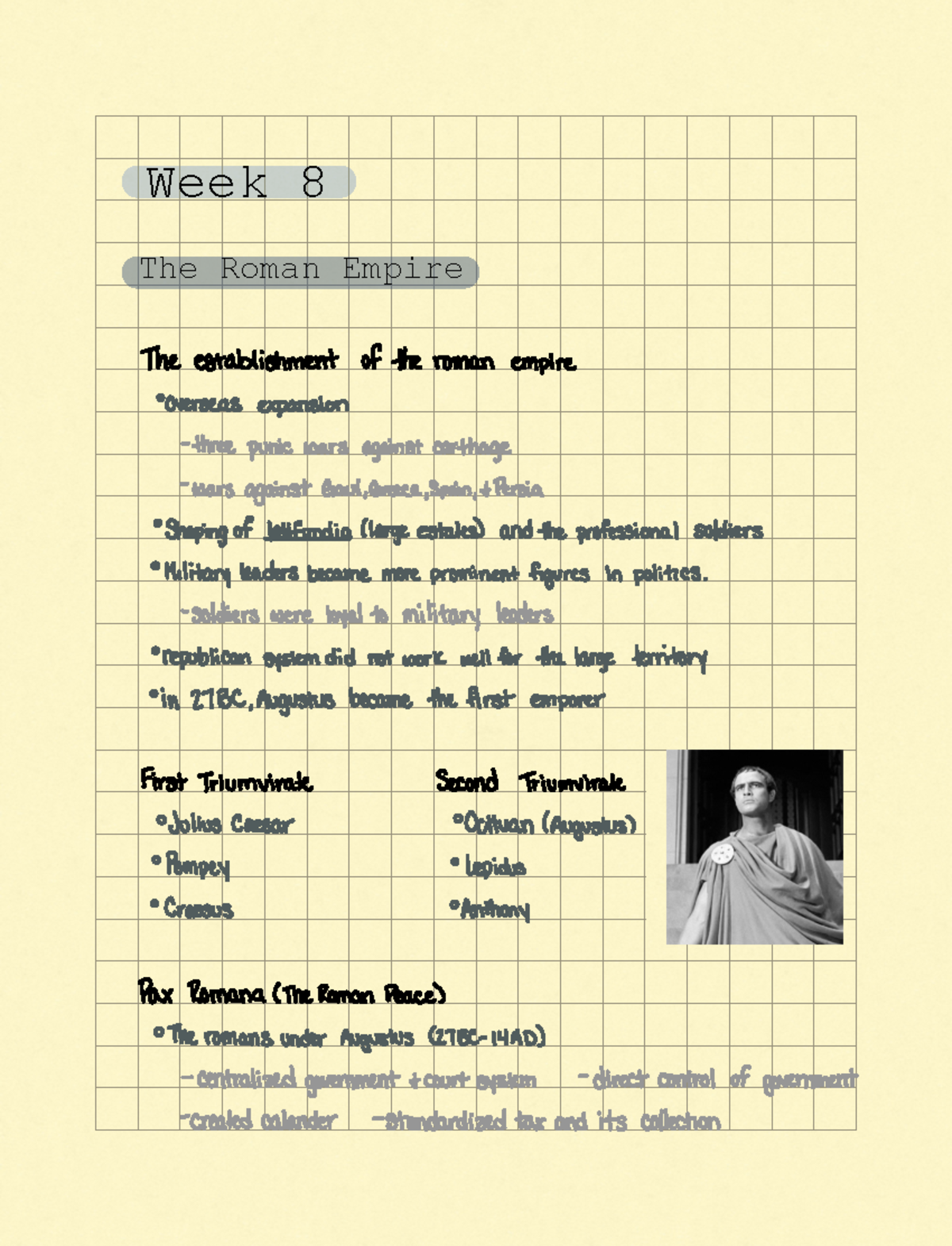 Hst 203 Week 8 - Roman Empire and Medieval China - The establishment ...