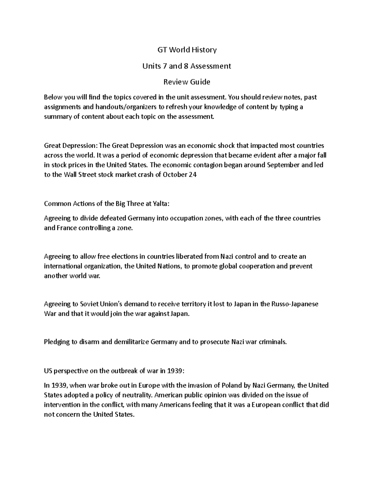 Units+7 - n/a - GT World History Units 7 and 8 Assessment Review Guide ...