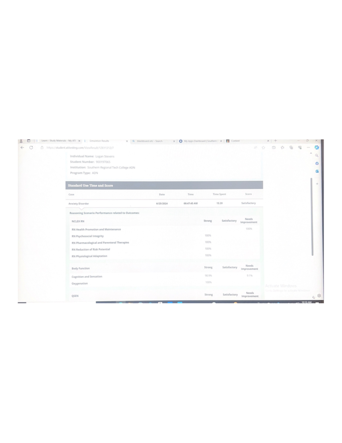 Simulation Results - Learn Study Materials My ATI X Simulation Results ...