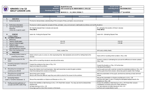 DLL Week 1 Q1 AP 9 - AP9 Daily Lesson Log - Daily Lesson Log in Araling ...