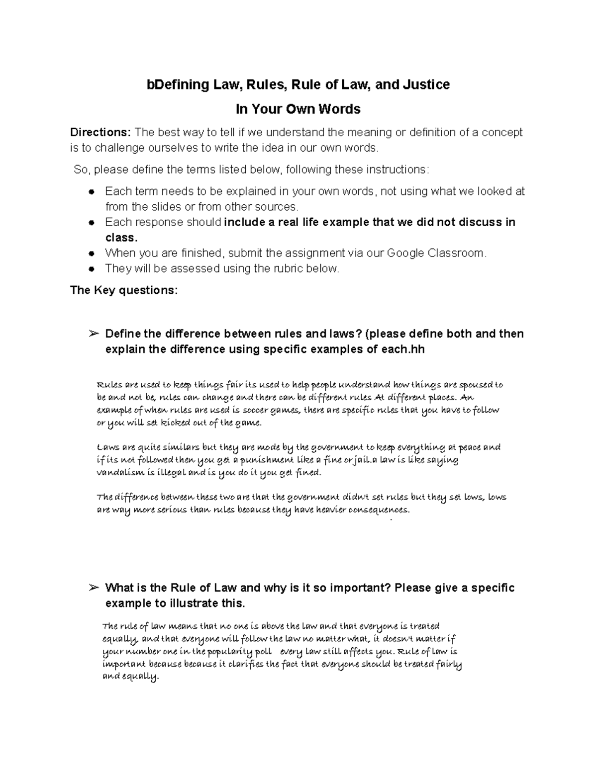 Maryam Sattarimahmoodi - Understanding the Key ideas in Law 23 ...