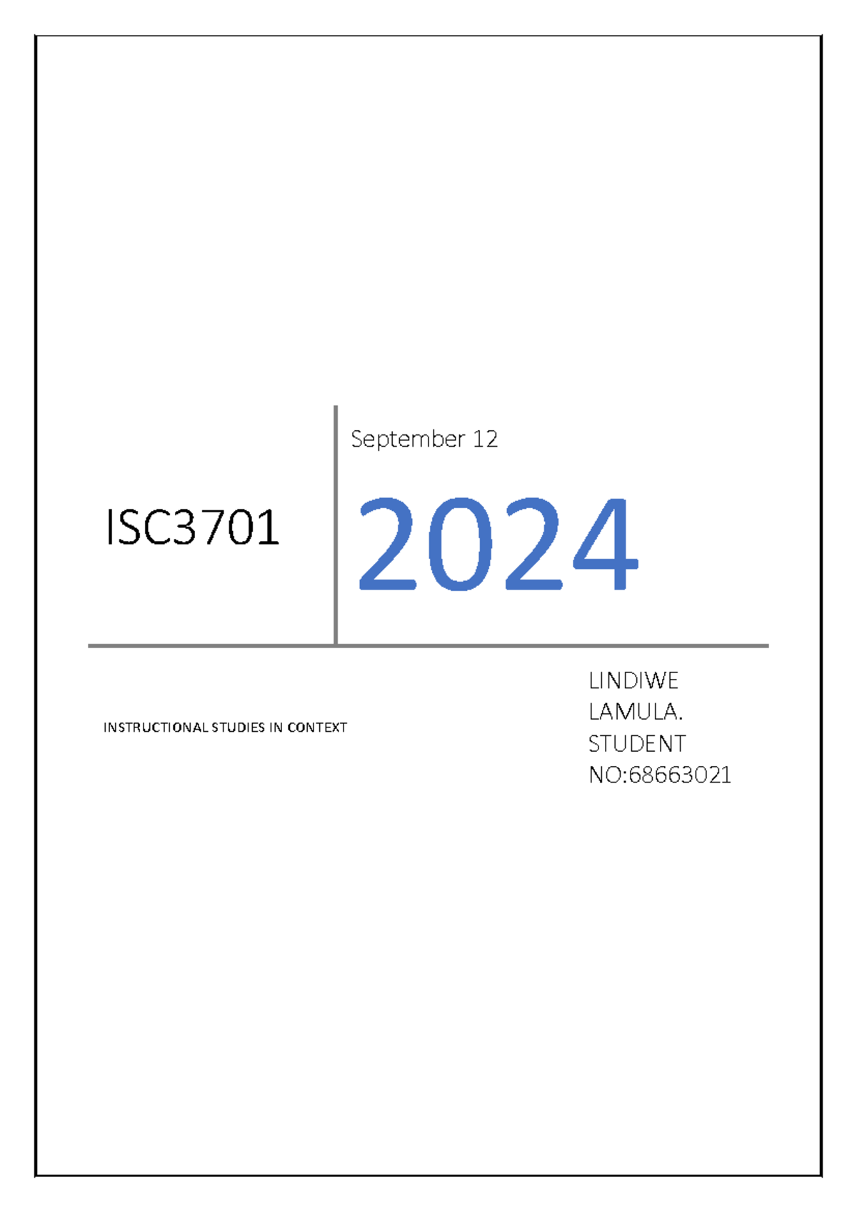 68663021 Portfolio isc3701 pdf 070306 - ISC September 12 2024 ...