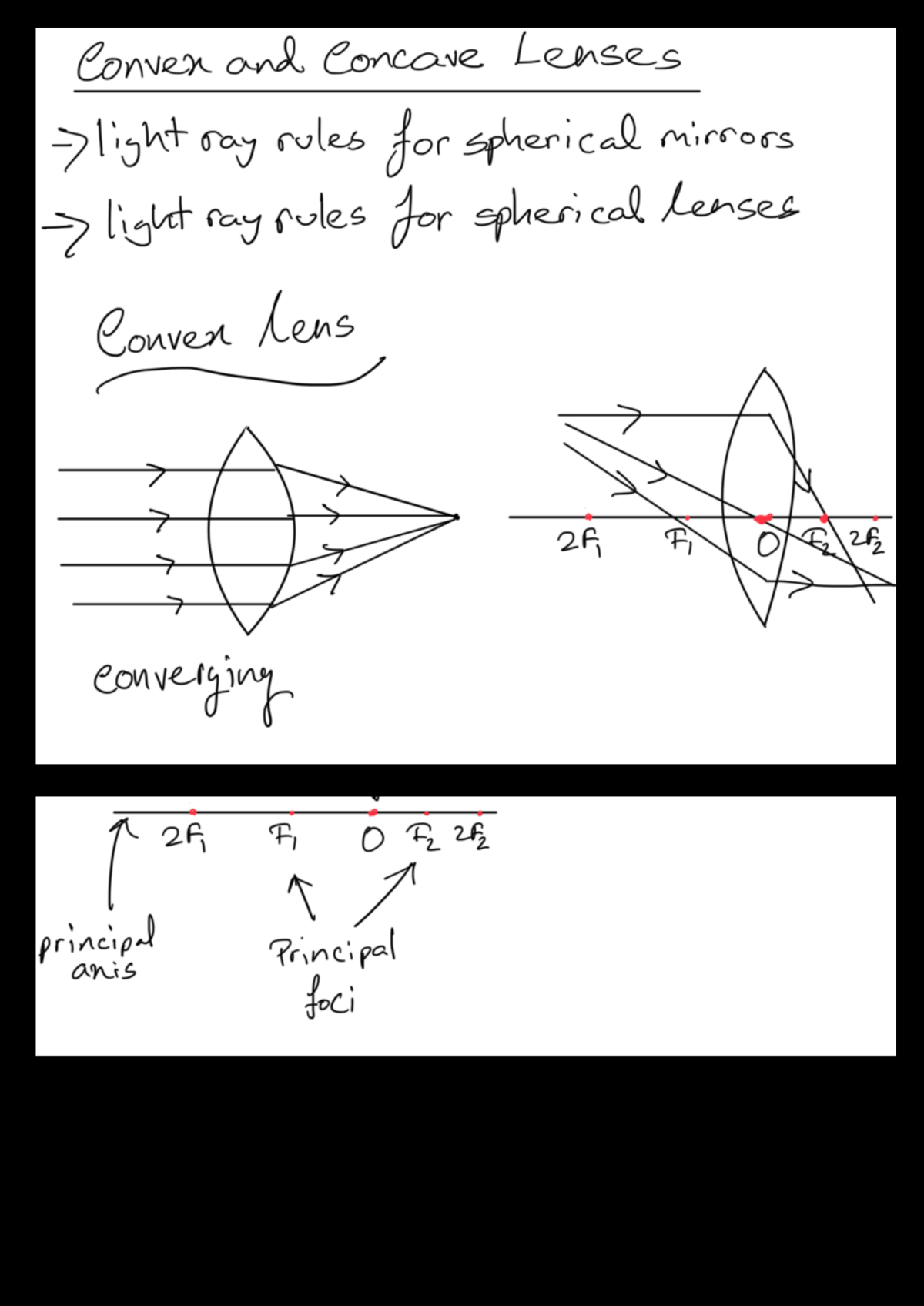 Convex and Concave Lenses - physics o level - Studocu