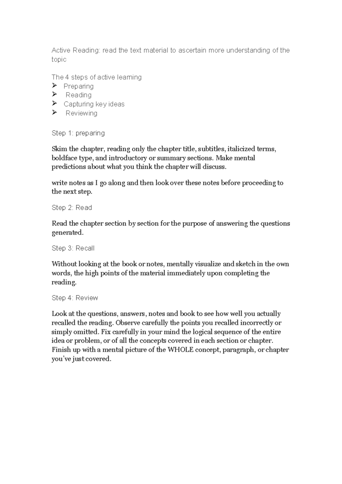 Active Reading note writingA self-directed learner is someone that can ...