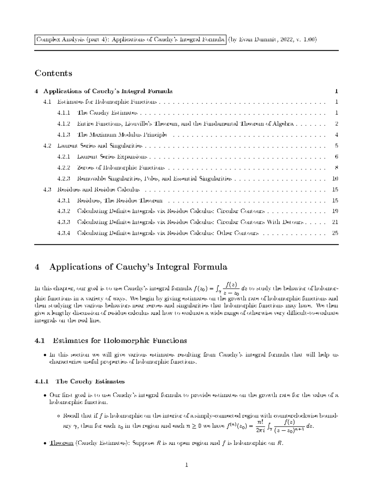 Complexanalysis 4 applications of cauchy v1 - Complex Analysis (part 4): Applications of Cauchy ...