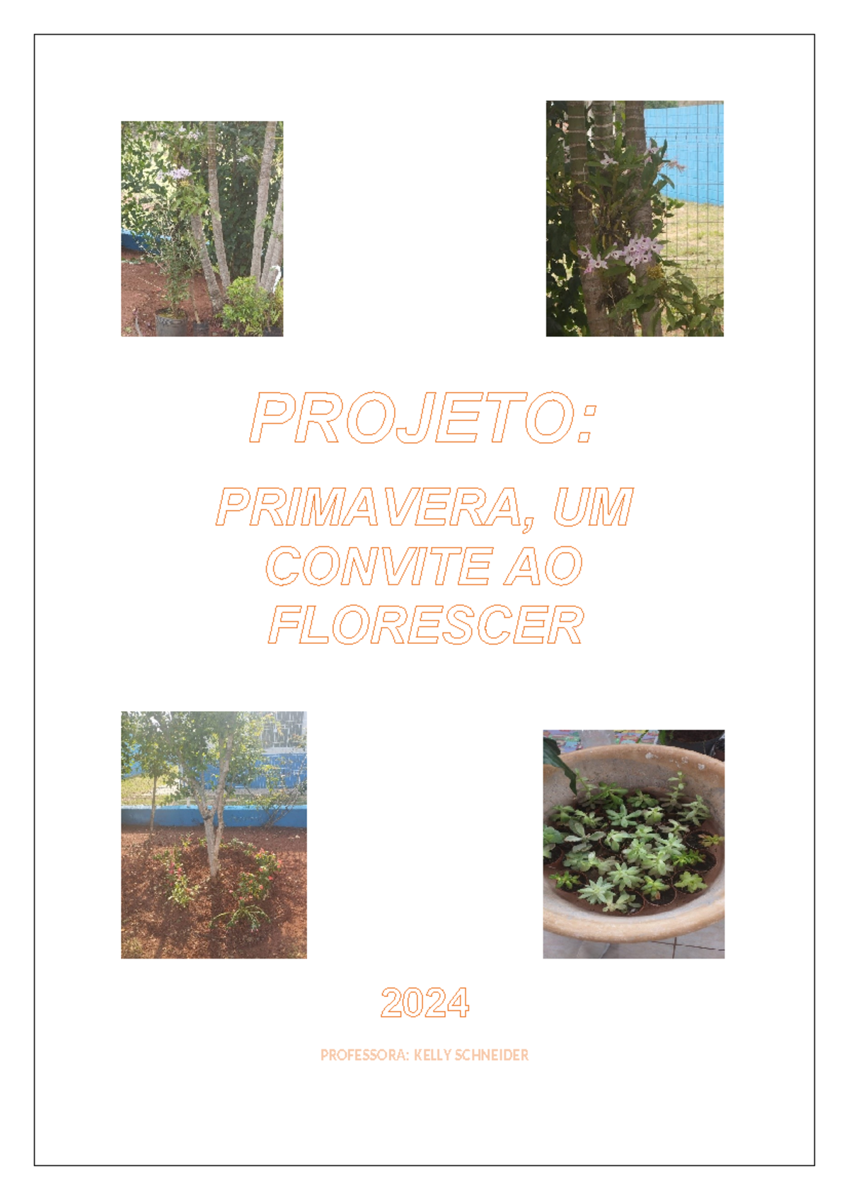 Projeto primavera - trabalhar com crianças atipicas - PROJETO ...