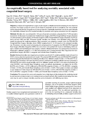 Aristoteles Score - anatomia - Invited paper The Aristotle score: a ...