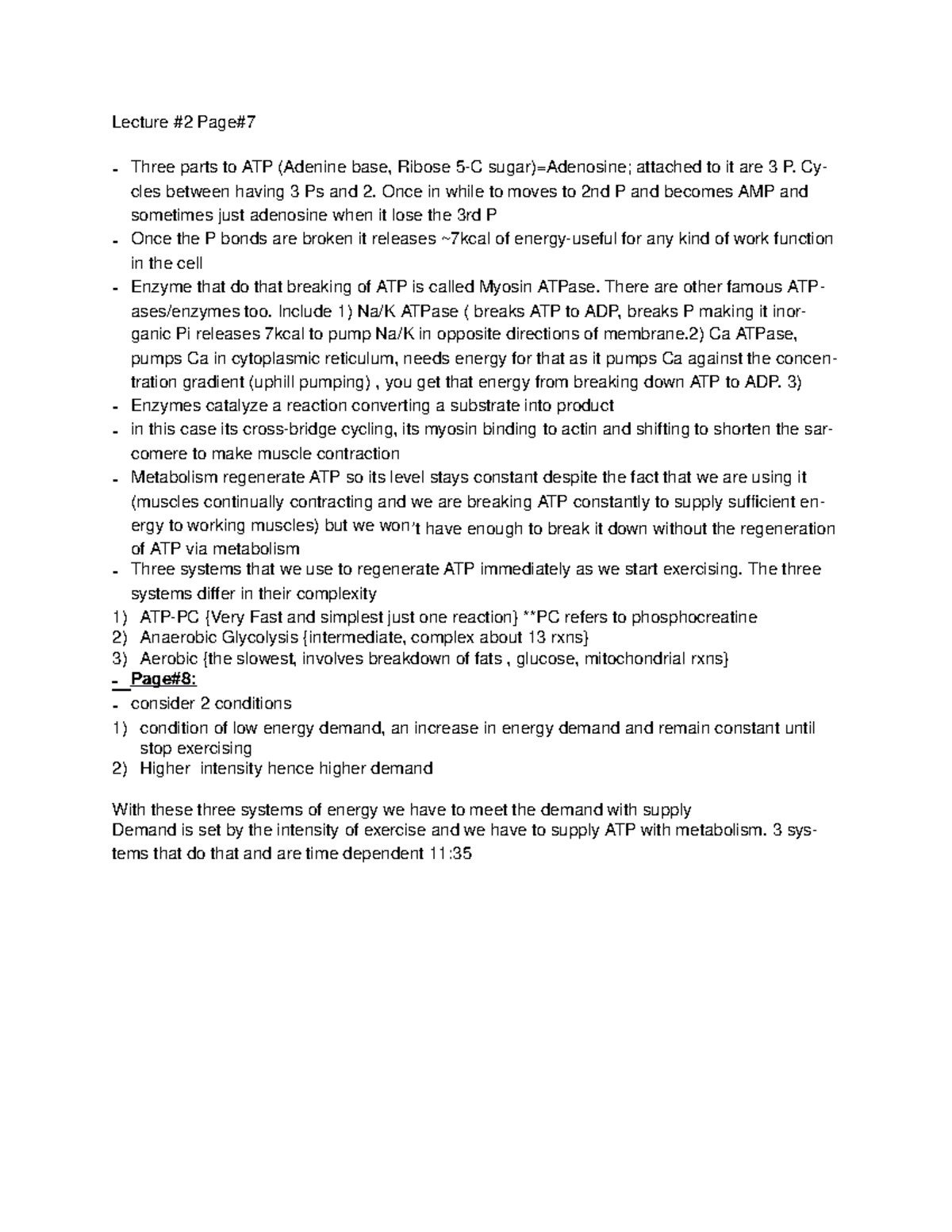 Lecture 2 notes word - Dr. Connor - Lecture #2 Page# - Three parts to ...