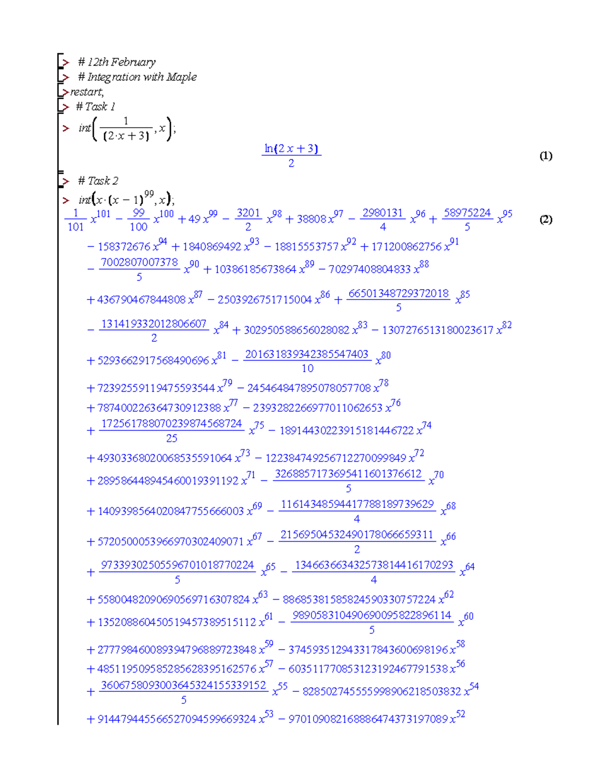 CP #6 - All Computer Project questions and answers to class of Dr ...