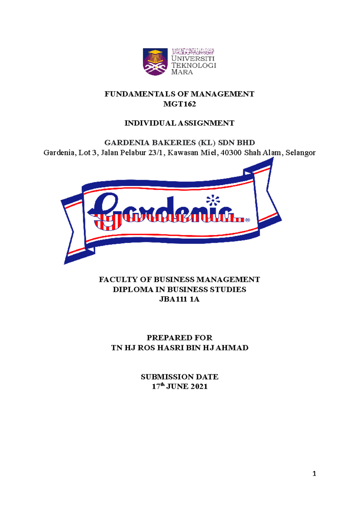 Sample - Individual- notee , gmbar, rujukan - FUNDAMENTALS OF ...