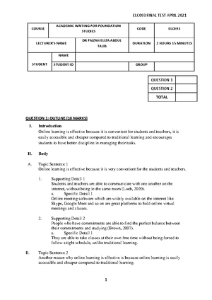 Article Analysis Sample 1 (33) - Article analysis inspects two ...