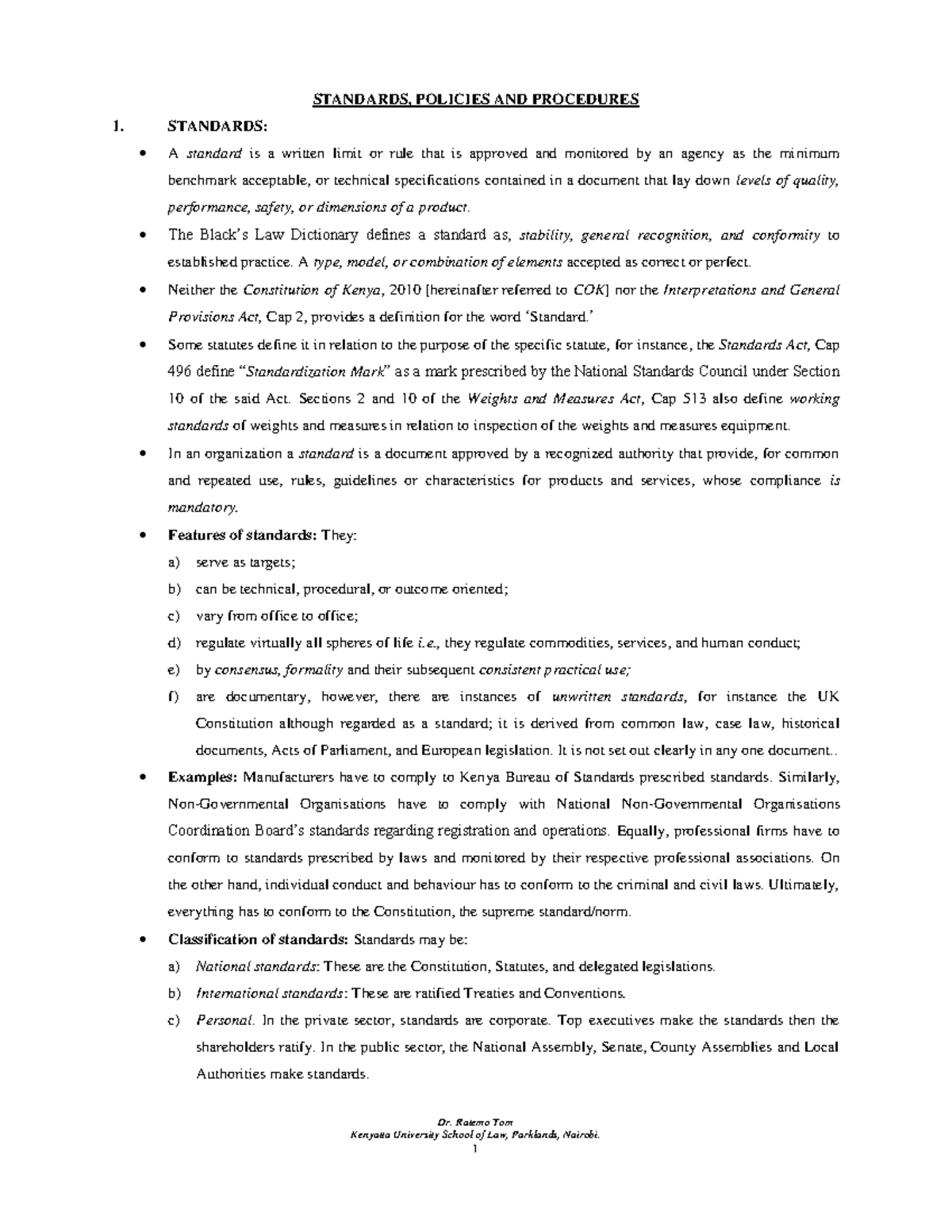 ATP 106 - B - INTRODUCTION: The quality of an organisation is considered on the summation - Studocu