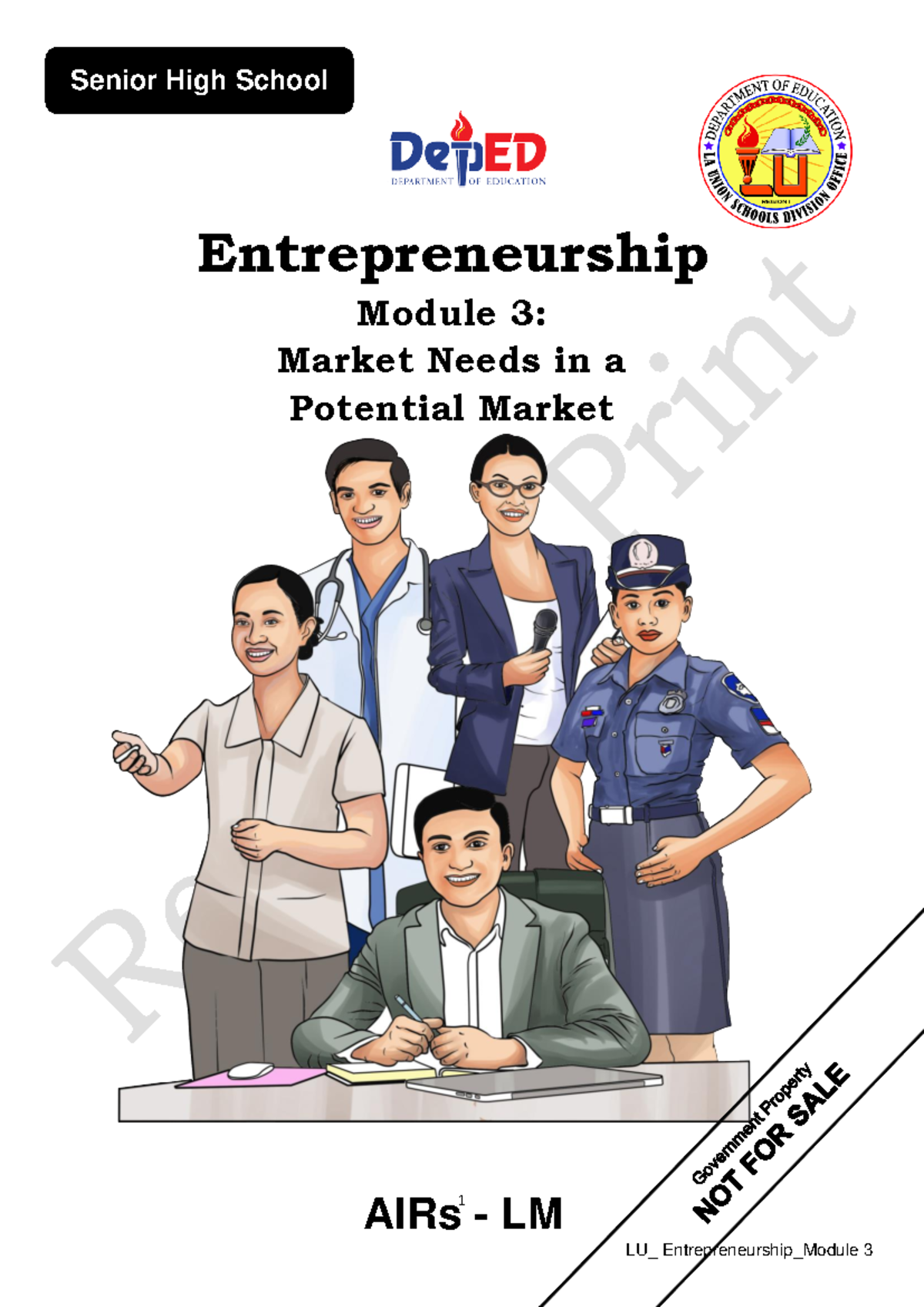 MOD-3 - Entrepreneurship - 1 Entrepreneurship Module 3 : Market Needs ...