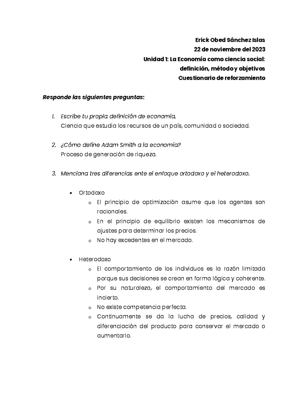 Unidad 1 Cuestionario de reforzamiento - Erick Obed Sánchez Islas 22 de ...