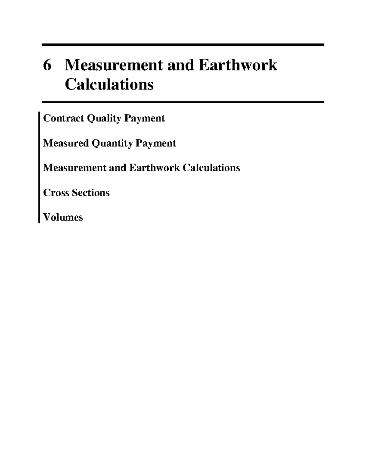 Earthworks Chapter 06 - Materials on Quantities - 6 Measurement and ...