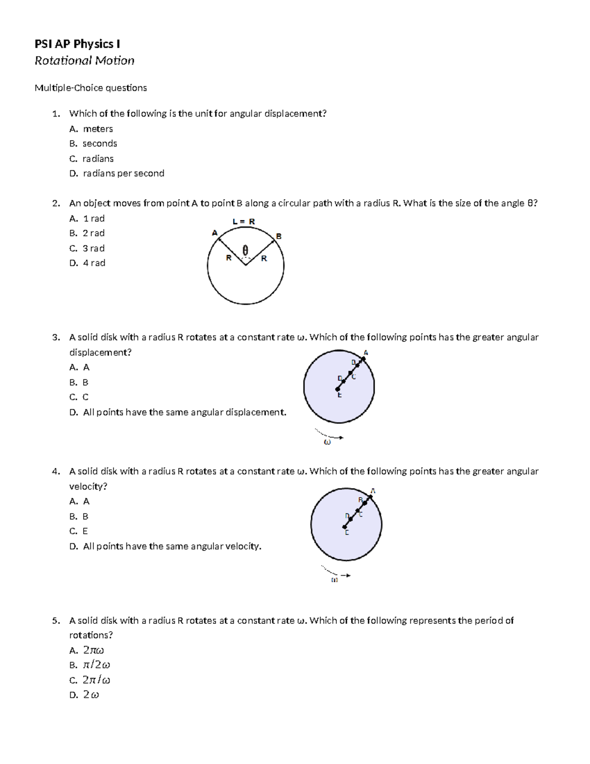 Ap-phys1 rotational-motion-multiple-choice 2017-03-20 - PSI AP Physics ...