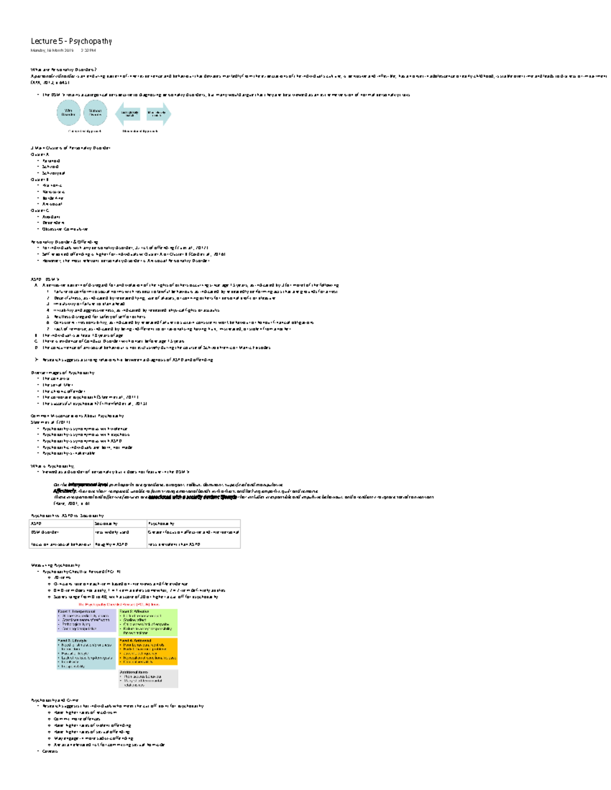 CRIM217 - Lecture Summary (#5) - Warning: TT: undefined function: 32 - Studocu