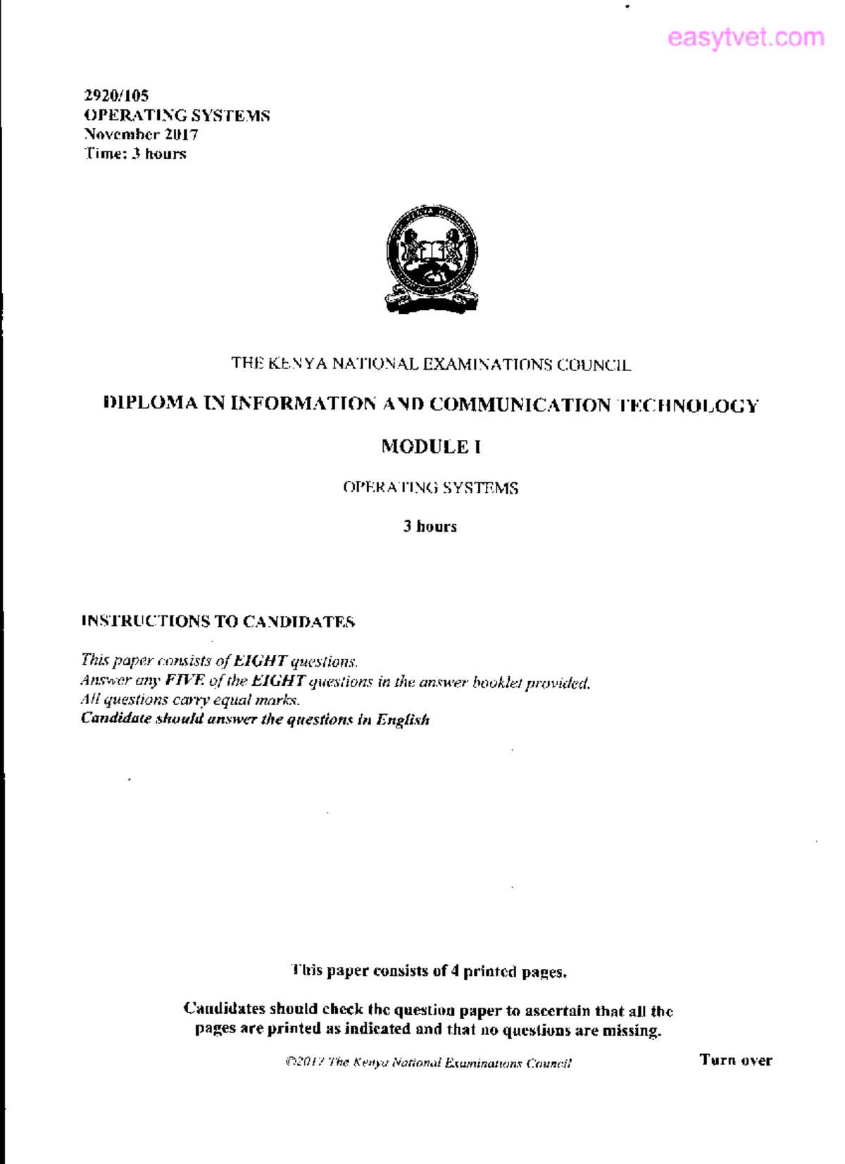 2017 nov - ICT notes - Information Technology - Studocu