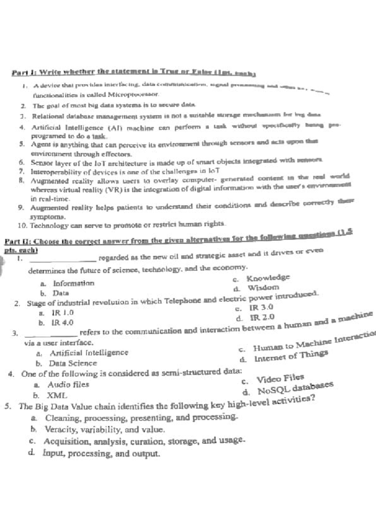 @Aconcise Emerging Tech Final Exam AAU 2014 EC - Planning and Economic ...