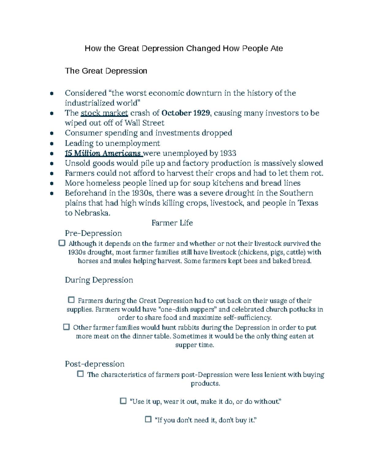 AG - Google Docs - notes - How the Great Depression Changed How People ...