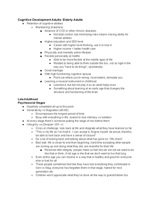 Unit 2: Early Childhood to Middle-Late Childhood Development - PSY 321 ...