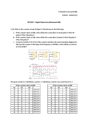 Homework #9 - Draw a state diagram. - EET 316T - Studocu