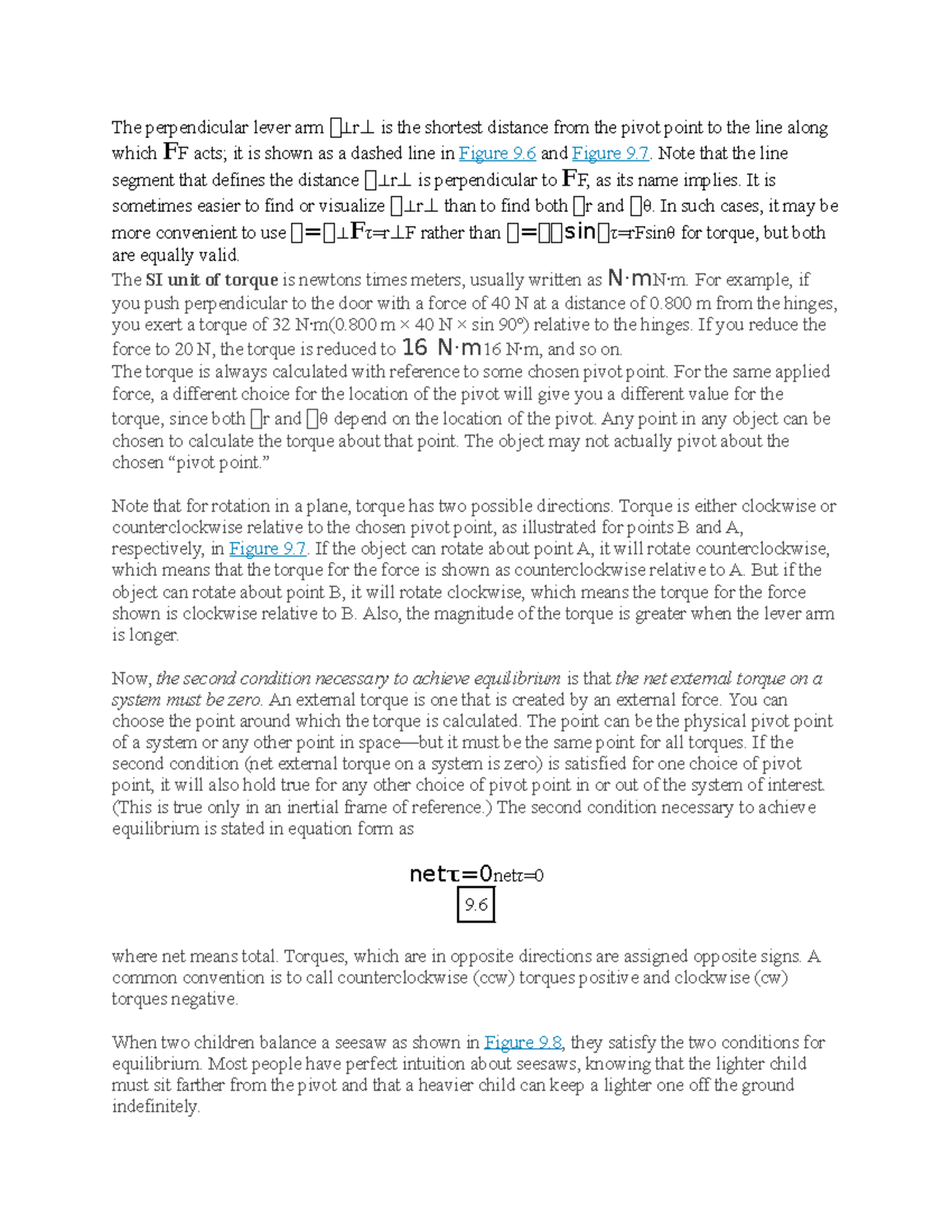 Physics 2023 Notes 021 - The perpendicular lever arm 𝐀⊥r⊥ is the ...