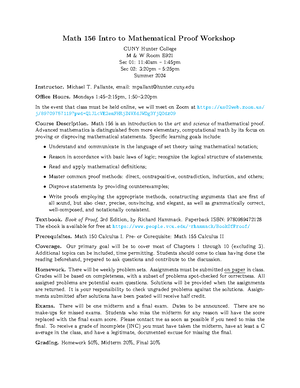 Workshop 9 - MATH 156-04 - Week 9 Suggested Solutions Let p(x) = − 4 x ...