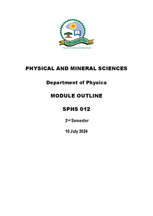 SWTA012 Tutorial 1 19 August 2024 - UNIVERSITY OF LIMPOPO FACULTY OF ...