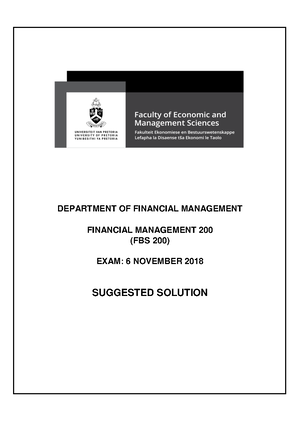 FBS 200 2021 YT3 Question Full - DEPARTMENT OF FINANCIAL MANAGEMENT ...
